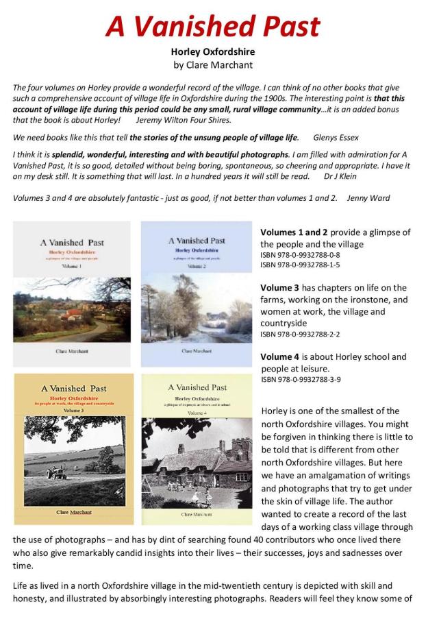 A Vanished Past – Village Life in Horley During 20th Century ...